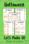 Halloween Making 10 Worksheets Free Preschool Math Activity