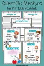 Scientific Method Printable Worksheets with Scientific Method Steps