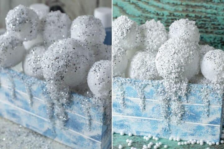 DIY Indoor Snowball Decoration for Your Winter Wonderland Decor